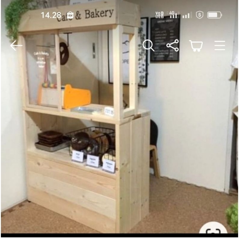 Jual booth kayu jati Belanda silahkan order ready ukuran bisa request ...