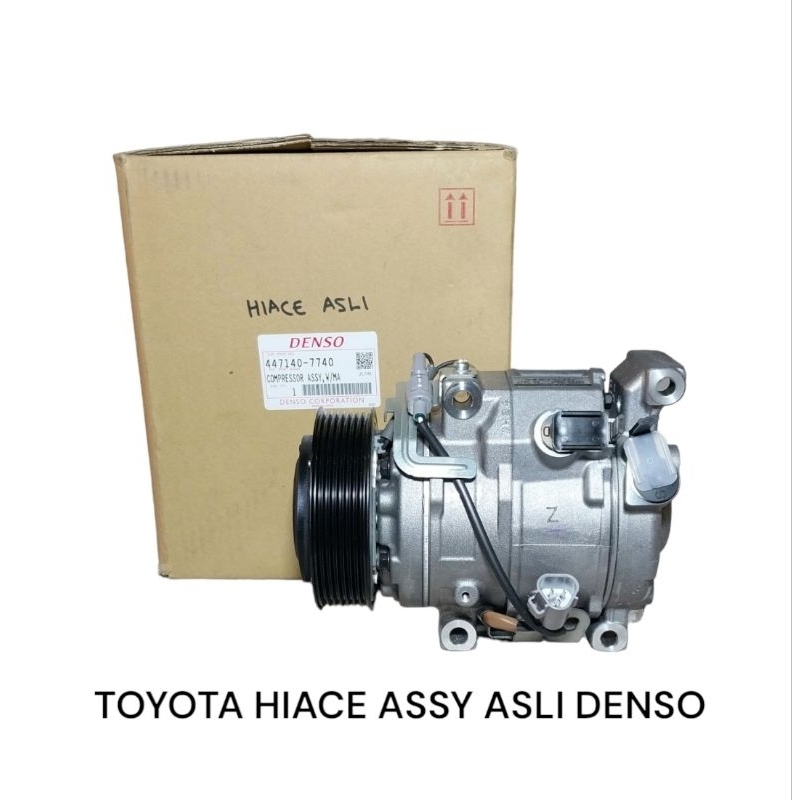 Jual KOMPRESOR COMPRESOR COMPRESSOR AC TOYOTA HIACE HI ACE PREMIO ASLI ...