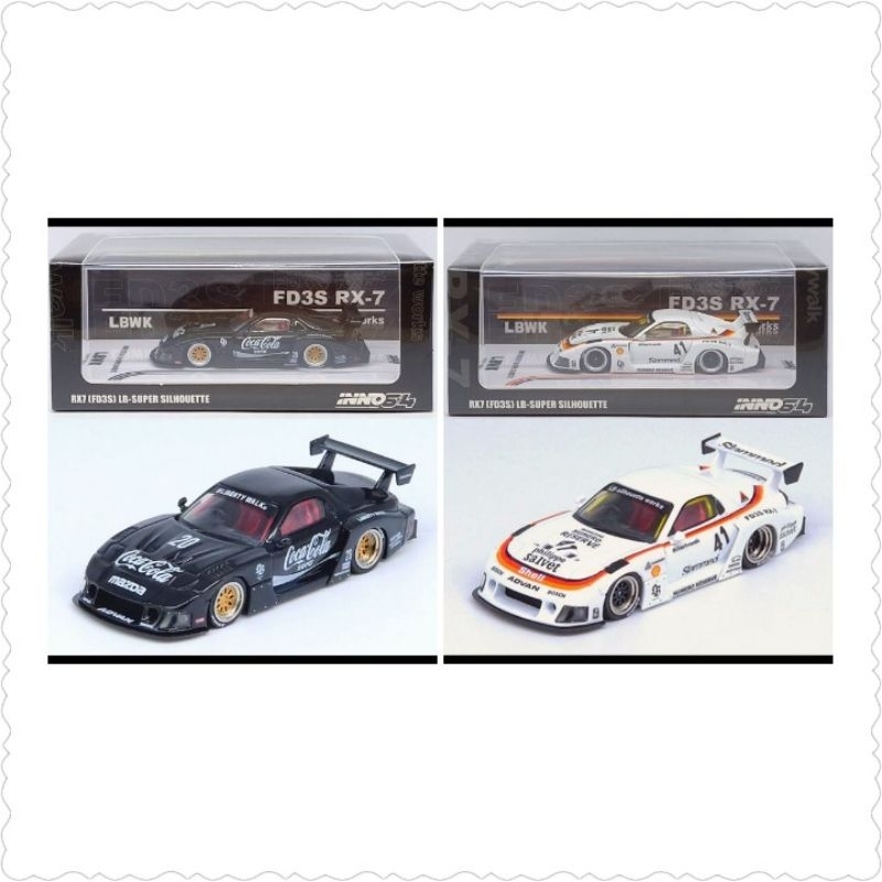Jual INNO 64 MAZDA RX7 FD3S LB SUPER SILHOUETTE LBWK coca cola inno64 ...