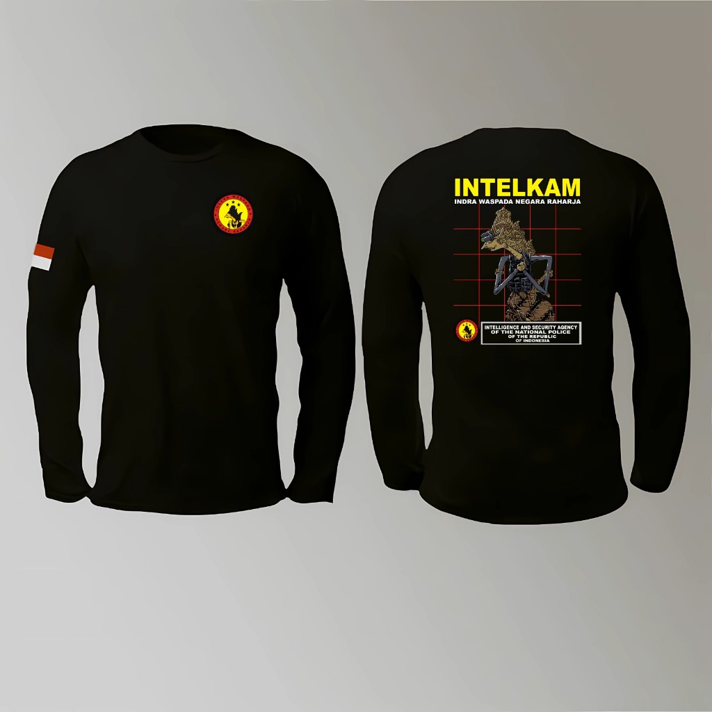 Jual KAOS LENGAN PANJANG INTELKAM / SIDIK SAKTI INDRA WASPADA WARNA ...