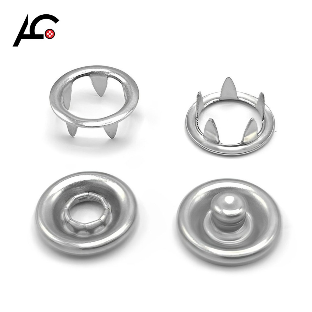 Jual Kancing Cetet Baby Anti Karat Nikel 150 set 10mm (150pcs) 1 cm ...