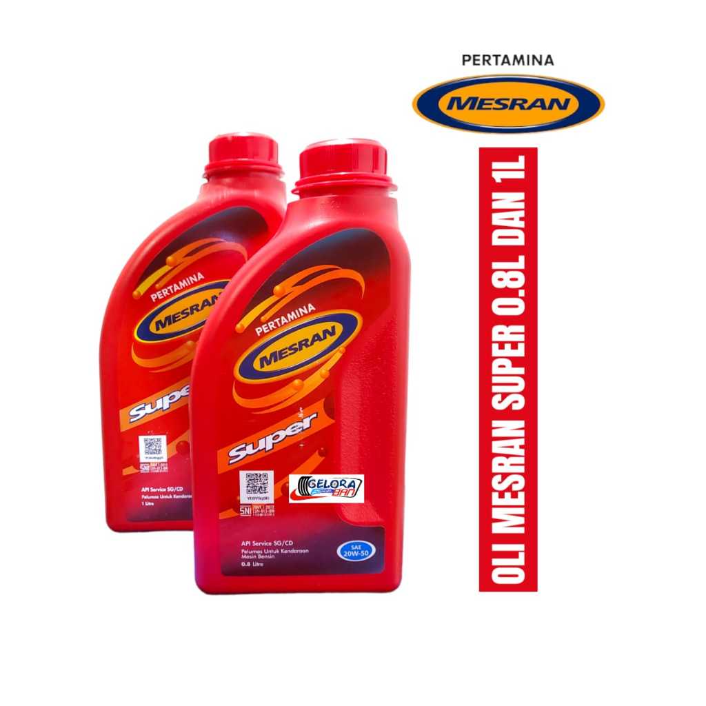 Jual OLI MESRAN 0.8 LITER DAN 1 LITER ORIGINAL oli mesran oli mesin oil ...