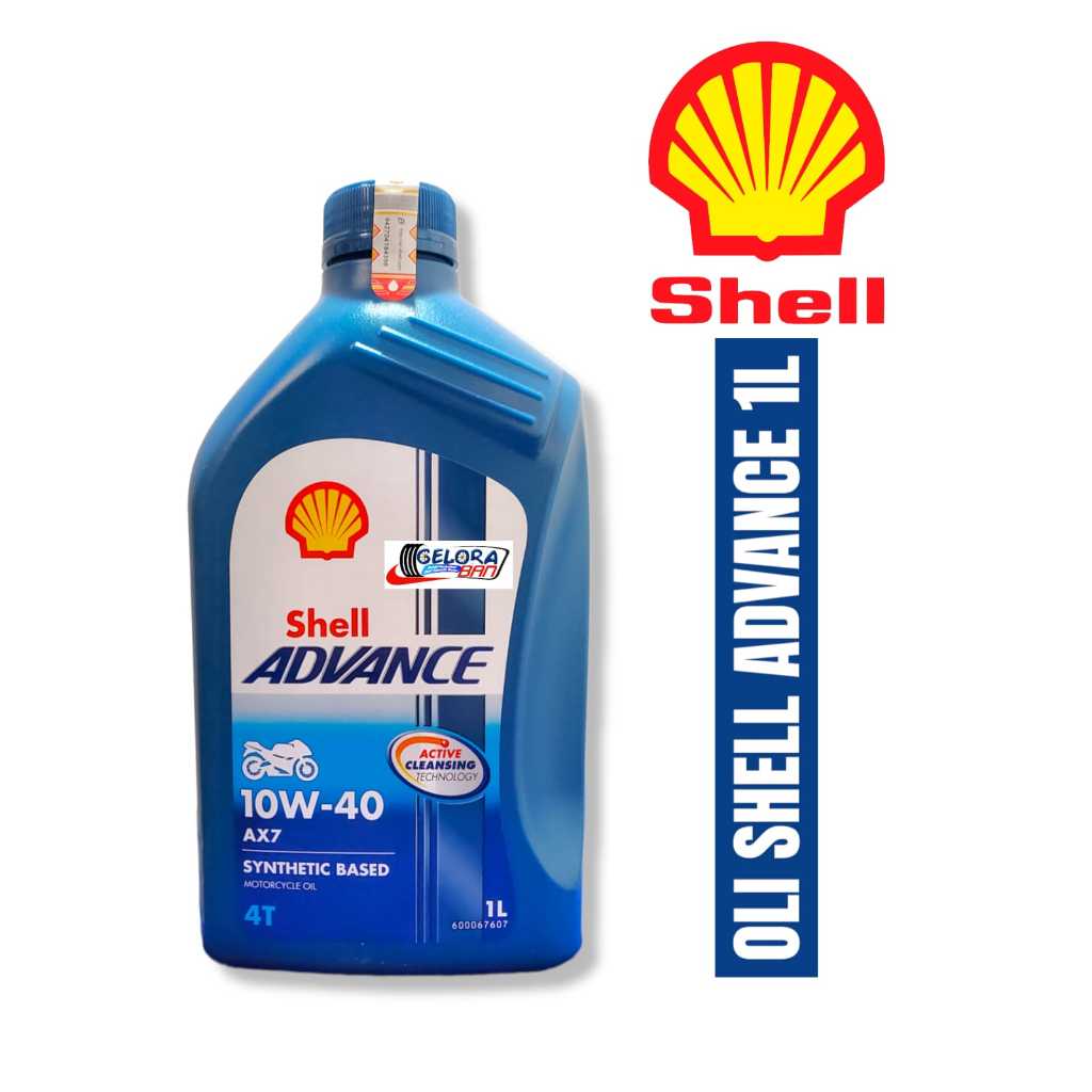 Jual oli shell advance original 1 liter oli mesin oli motor oil mesin ...