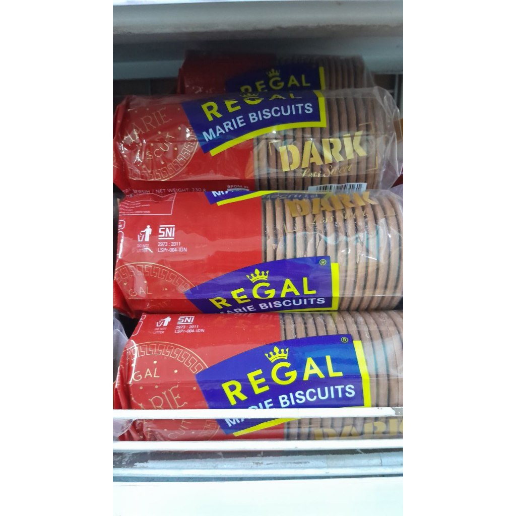 Jual Regal Marie Dark Biskuit Marie Gosong 230 gr | Shopee Indonesia