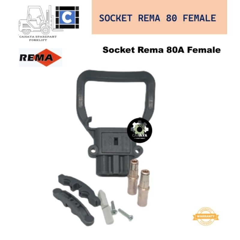 Jual Socket Battery REMA 80A 150V FEMALE | Shopee Indonesia