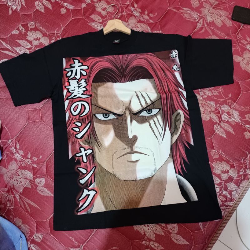 Jual Kaos Bootleg One piece SHANKS | Shopee Indonesia