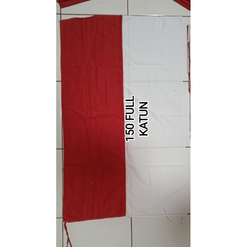 Jual BENDERA MERAH PUTIH 150X100 FULL KATUN | Shopee Indonesia
