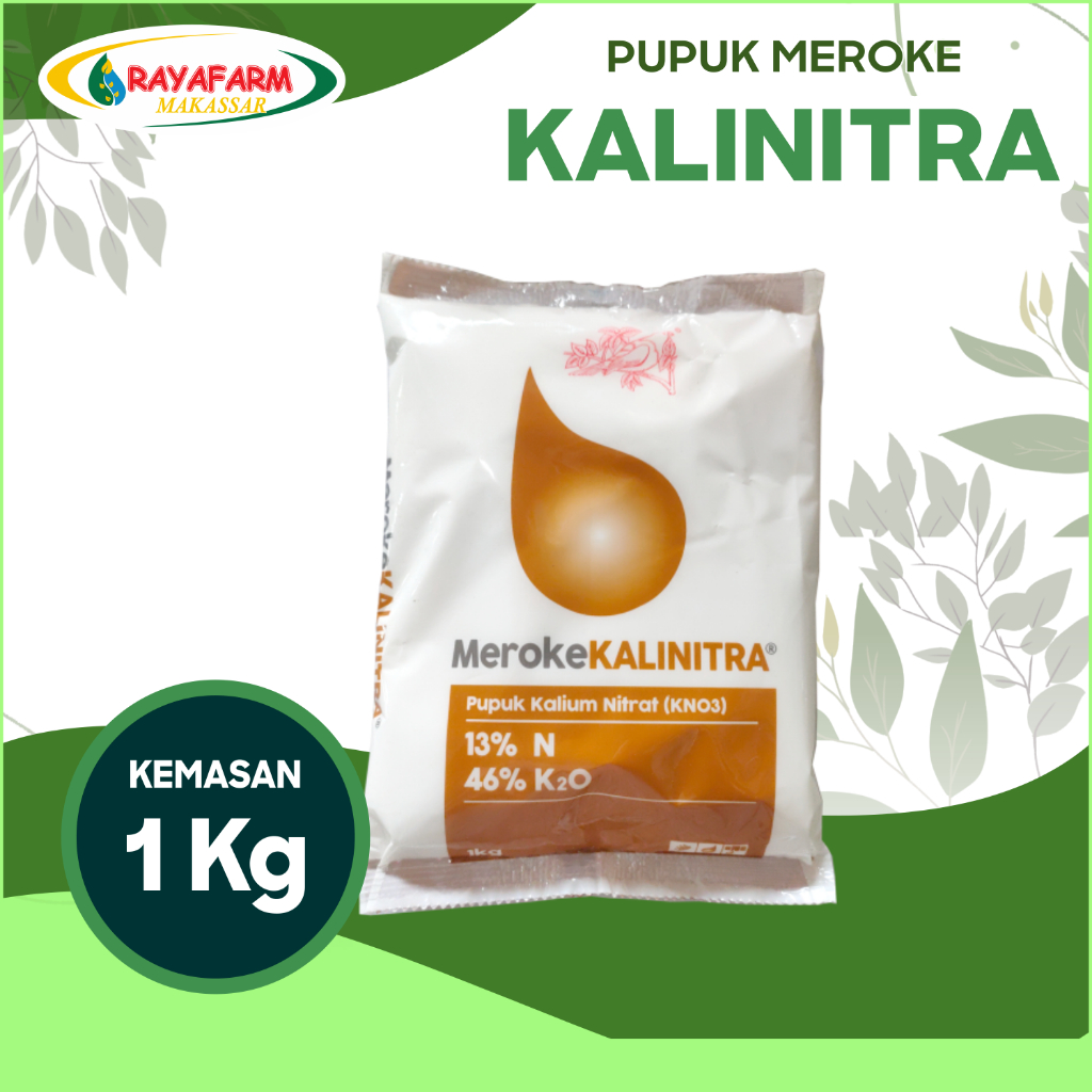 Jual Pupuk Kalium Nitra Meroke Kalinitra Kemasan 1kg | Shopee Indonesia