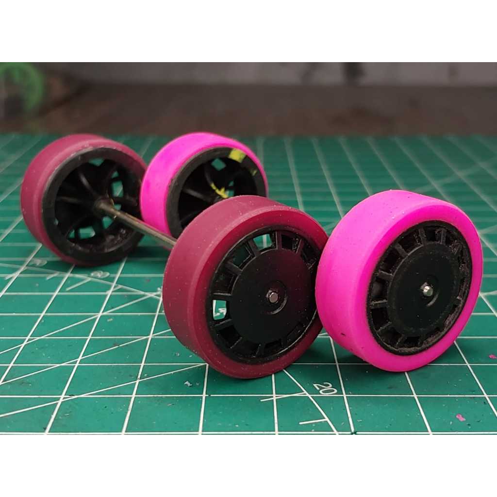 Jual PAKET 1 set original MEDIUM TAMIYA side damper style ban bubut ...