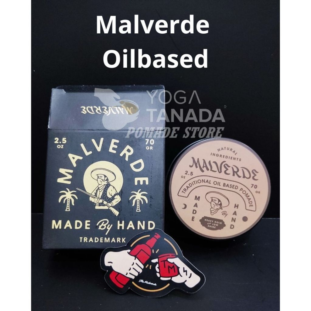 Jual POMADE MALVERDE TRADITIONAL STRONG OILBASED OIL BASED 2.5 OZ (FREE ...
