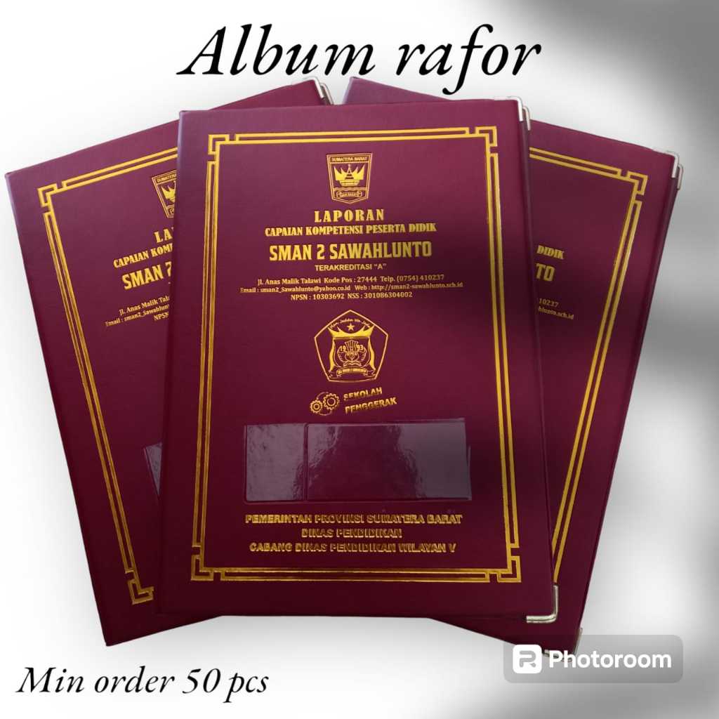 Jual SAMPUL RAFOR ALBUM RAFOR PAKAI SIKU CUSTOM | Shopee Indonesia