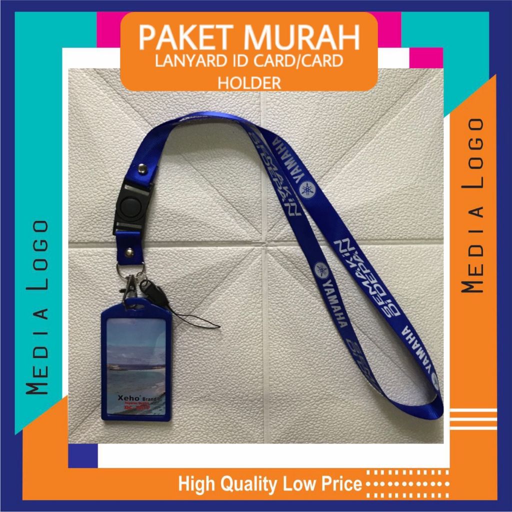 Jual YAMAHA Lanyard ID CARD/Gantungan ID Card-Tali Strap (Paket Murah ...