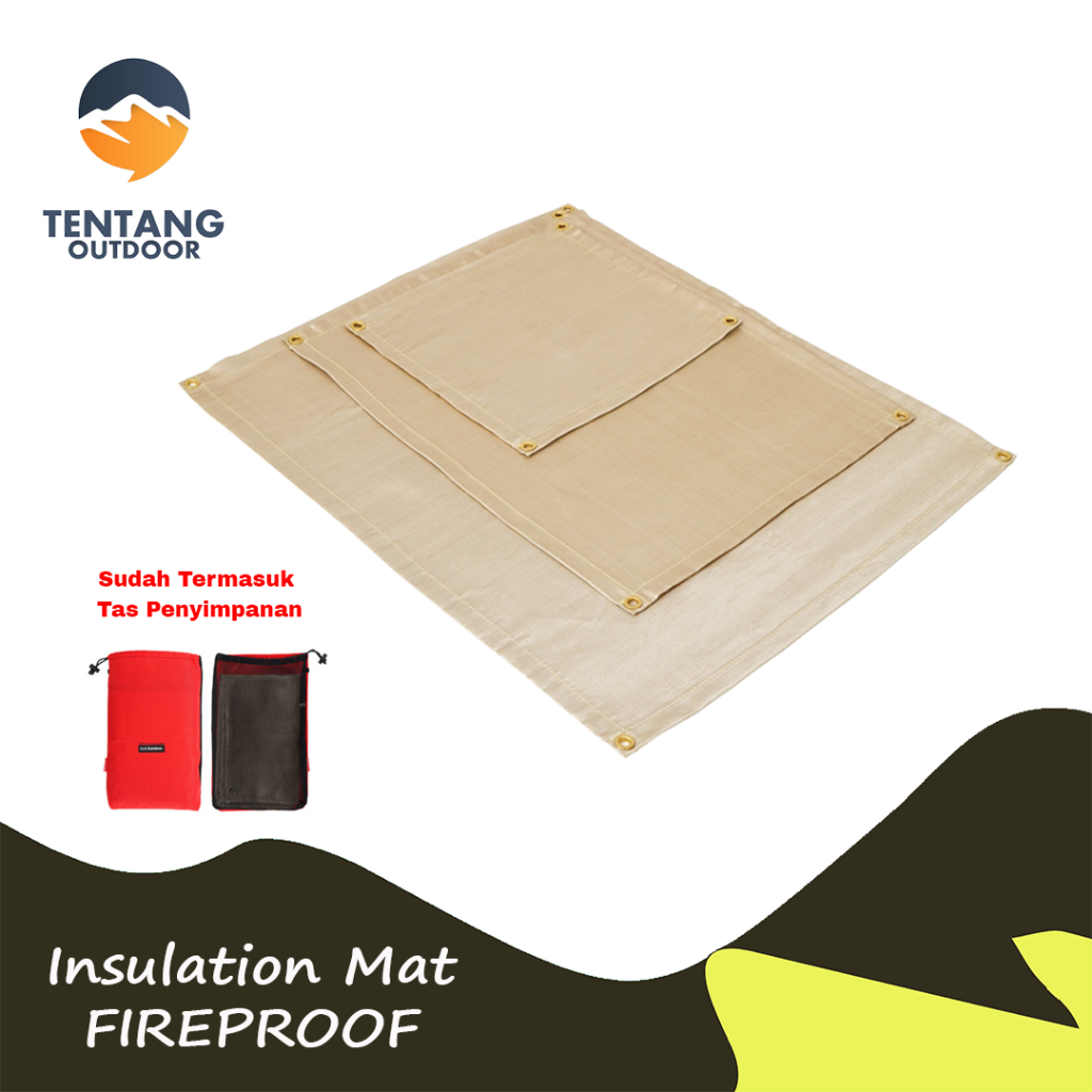 Jual Alas Api Unggun Tahan Api Camping Outdoor Insulation Mat | Shopee ...