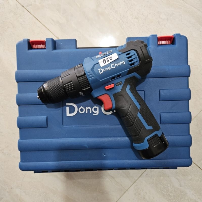 Jual Mesin Bor Tembok Baterai DongCheng DCJZ23-10i Cordless Brushless Driver / Hammer Drill ...