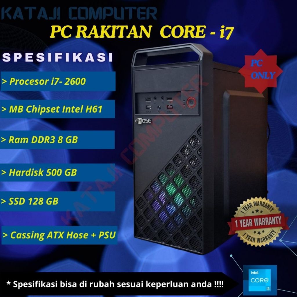 Jual PC RAKITAN Core i7 / Spek Kantor, sekolah, Rumahan | Shopee Indonesia
