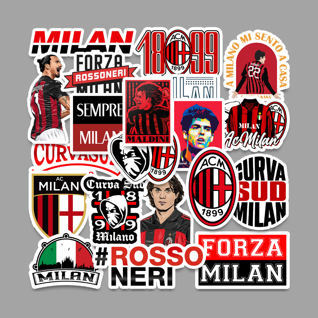 Jual STICKER PACK - AC MILAN | STICKER KOPER STICKER TUMBLER STICKER ...