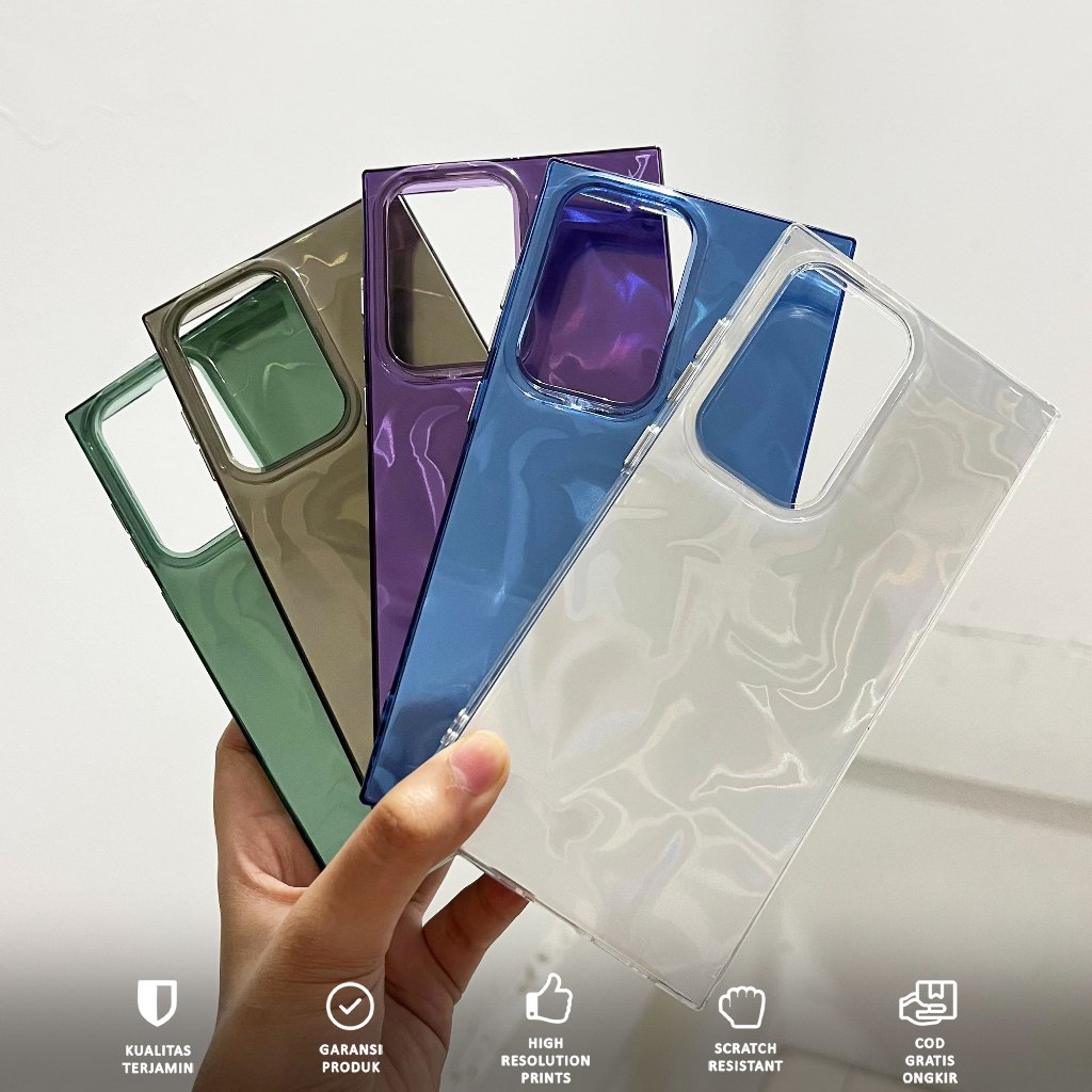 Jual Case Hologram Splash Samsung S22 ULTRA Casing Shimering Acrylic ...