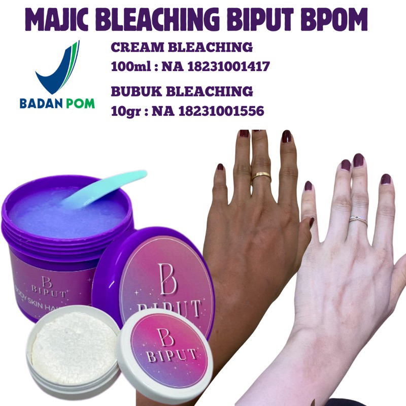 Jual BLEACHING MAJIC BIPUT BPOM 15 MENIT PUTIH | Shopee Indonesia