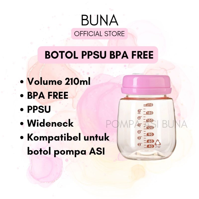 Jual BOTOL PPSU DENGAN TUTUP UNTUK POMPA ASI DAN MENYIMPAN ASI BISA ...