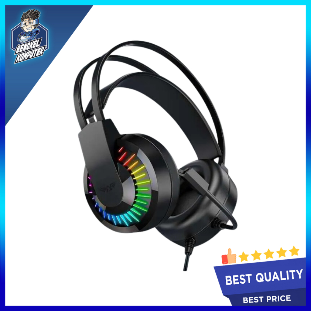 Jual HEADSET GAMING ARMAGEDDON NUKE 5 RGB BLACK | Shopee Indonesia