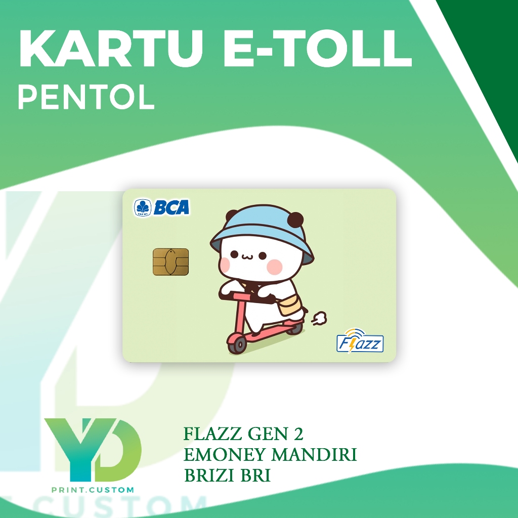 Jual Kartu Flazz BCA Gen 2 / Emoney Mandiri / Brizzi BRI Edisi Pentol | Shopee Indonesia