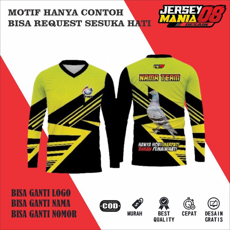 Jual JERSEY MERPATI CUSTOM DESAIN | Shopee Indonesia