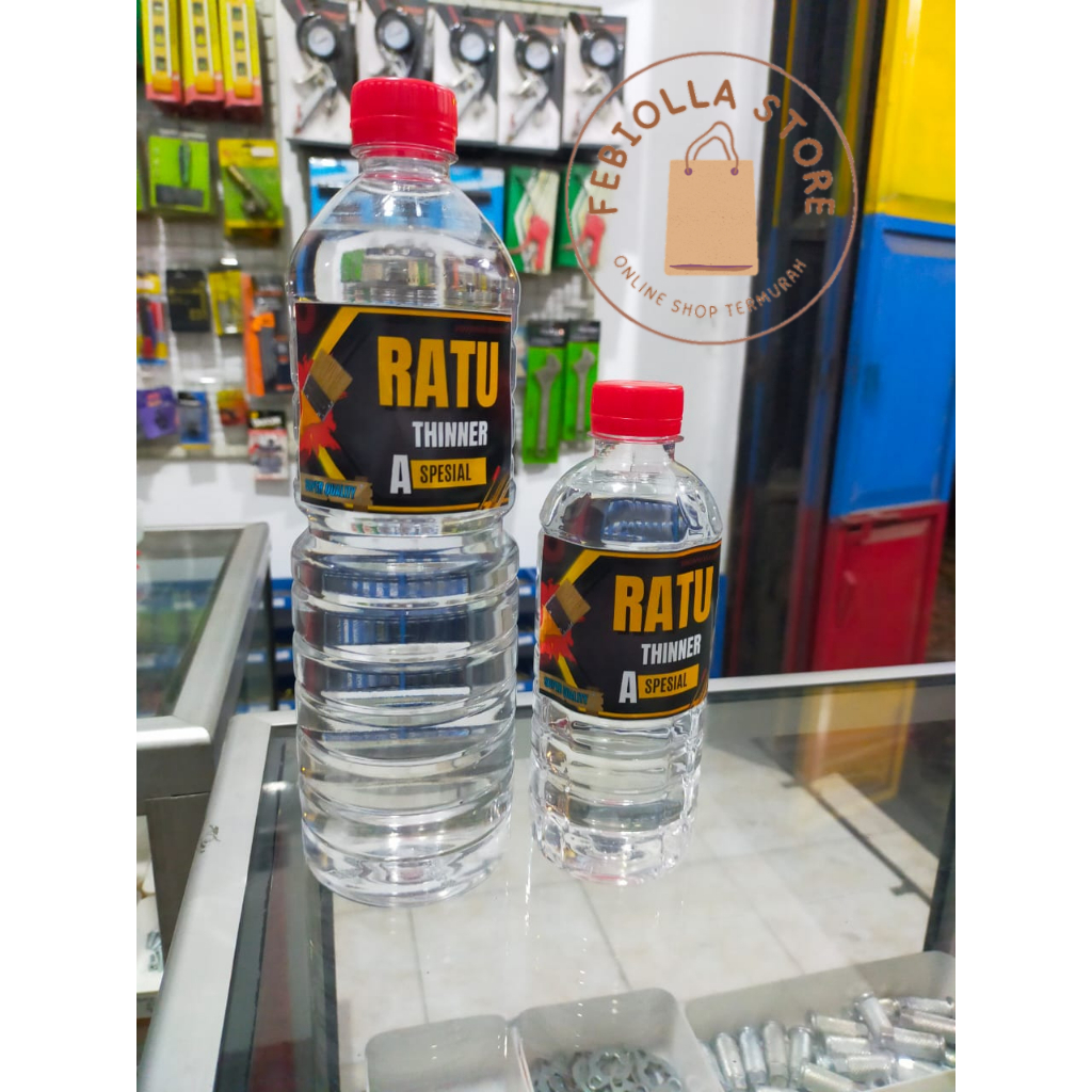 Jual [ 500 ML ] Thiner Botol A spesial Pengencer Cat RATU / Thinner ...