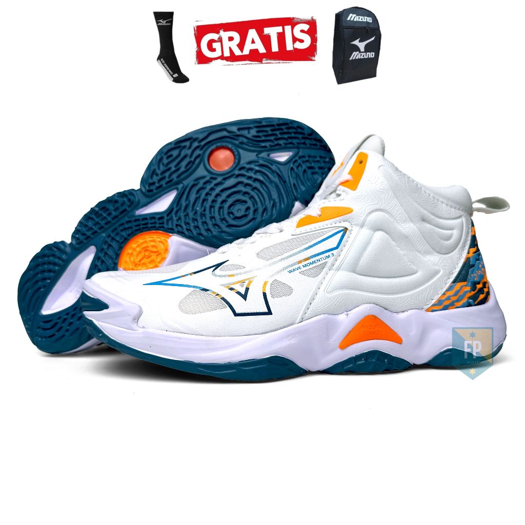 Jual Sepatu Mizuno Volly Ball Momentum 3 MID Pria dan wanita Tersedia ...