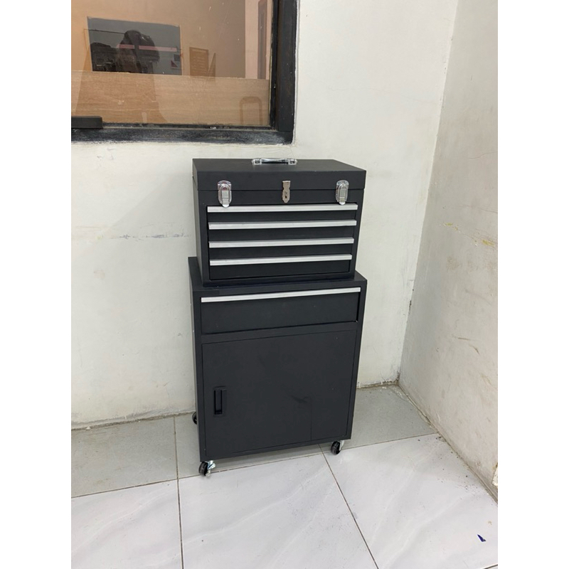 Jual troly barber /rak barbershop/meja barber / rak perkakas / rak ...