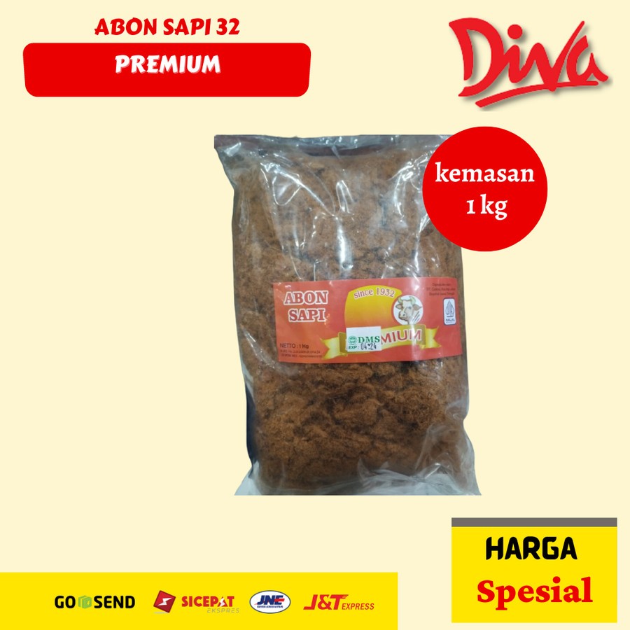 Jual Abon 32 Premium Abon Sapi 1kg | Shopee Indonesia