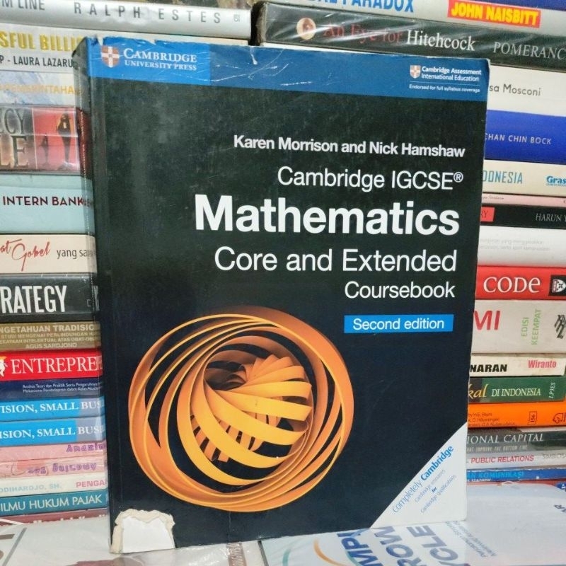 Jual Cambridge Igcse Mathematics Core And Extended Coursebook Second Edition By Karen Morrison