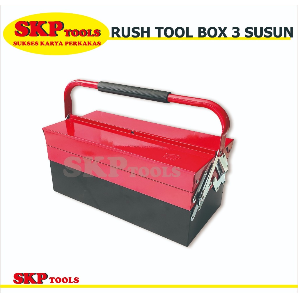 Jual RUSH TOOL BOX BESI 3 SUSUN | Shopee Indonesia