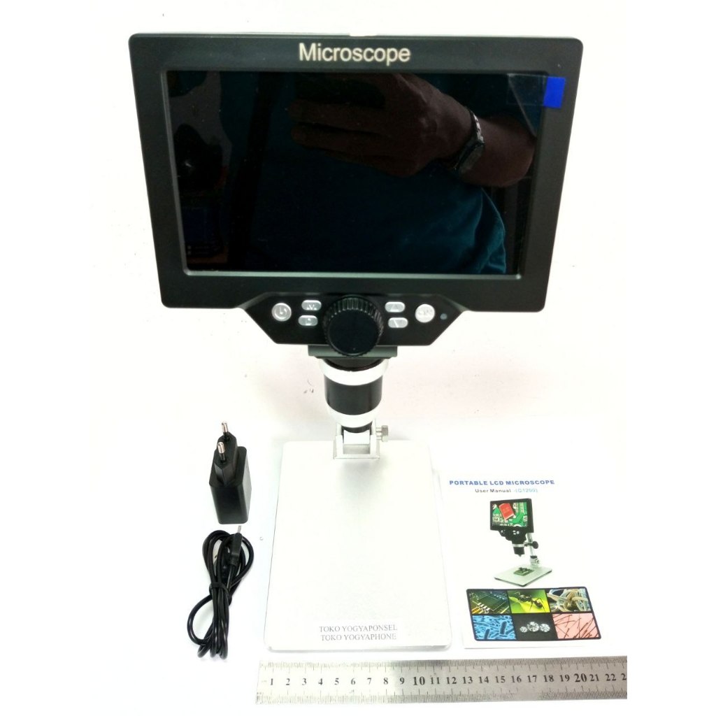 Jual Mikroskop Digital Portable LCD Digital Microscope 3.6MP 600X ...