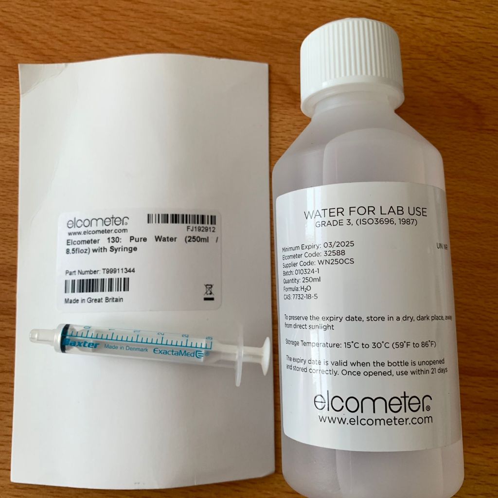 Jual Elcometer 130 Pure Water (250ml / 8.5floz) with Syringe T99911344 ...