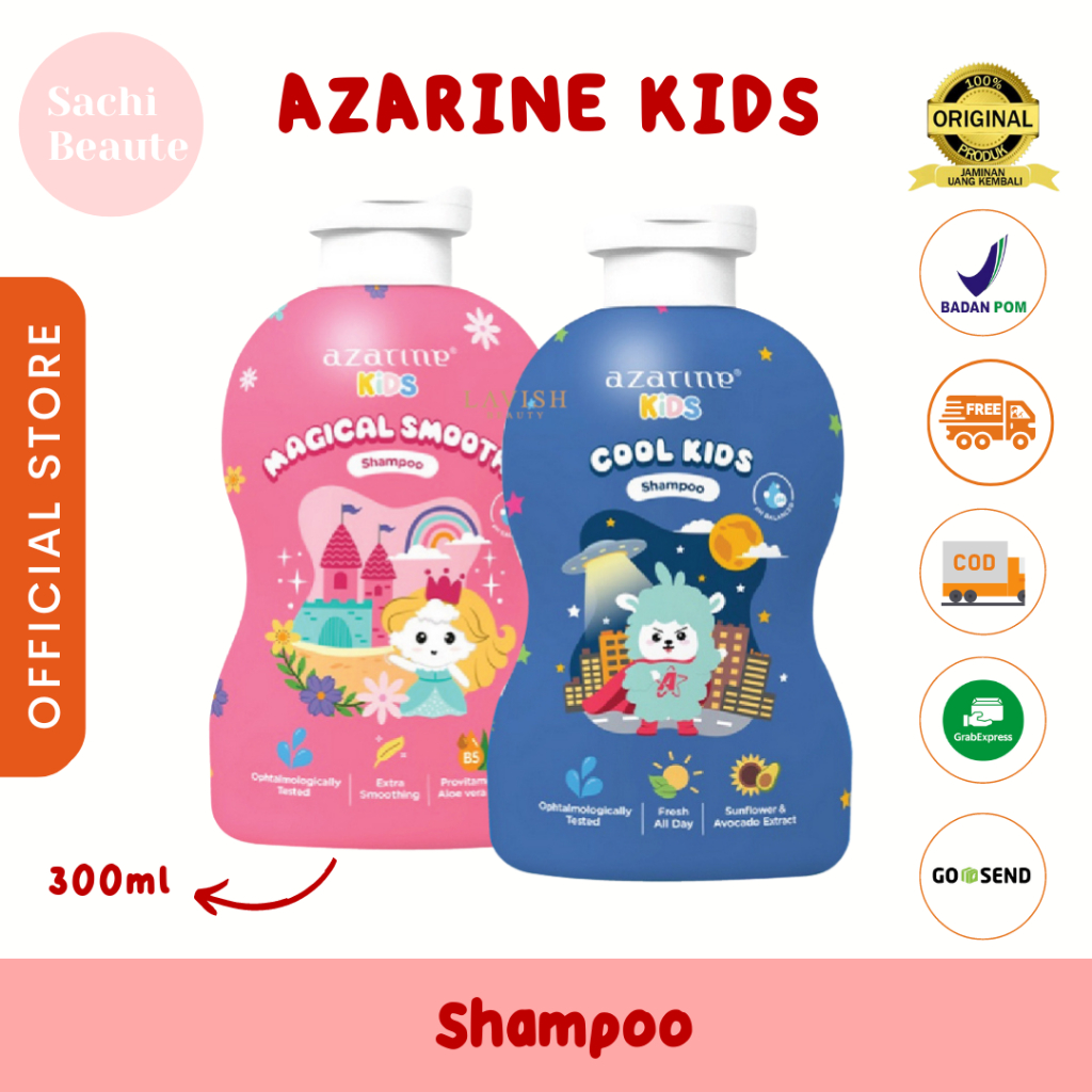 Jual Azarine Kids Shampoo 300ml Shampoo Untuk Semua Jenis Kulit ...