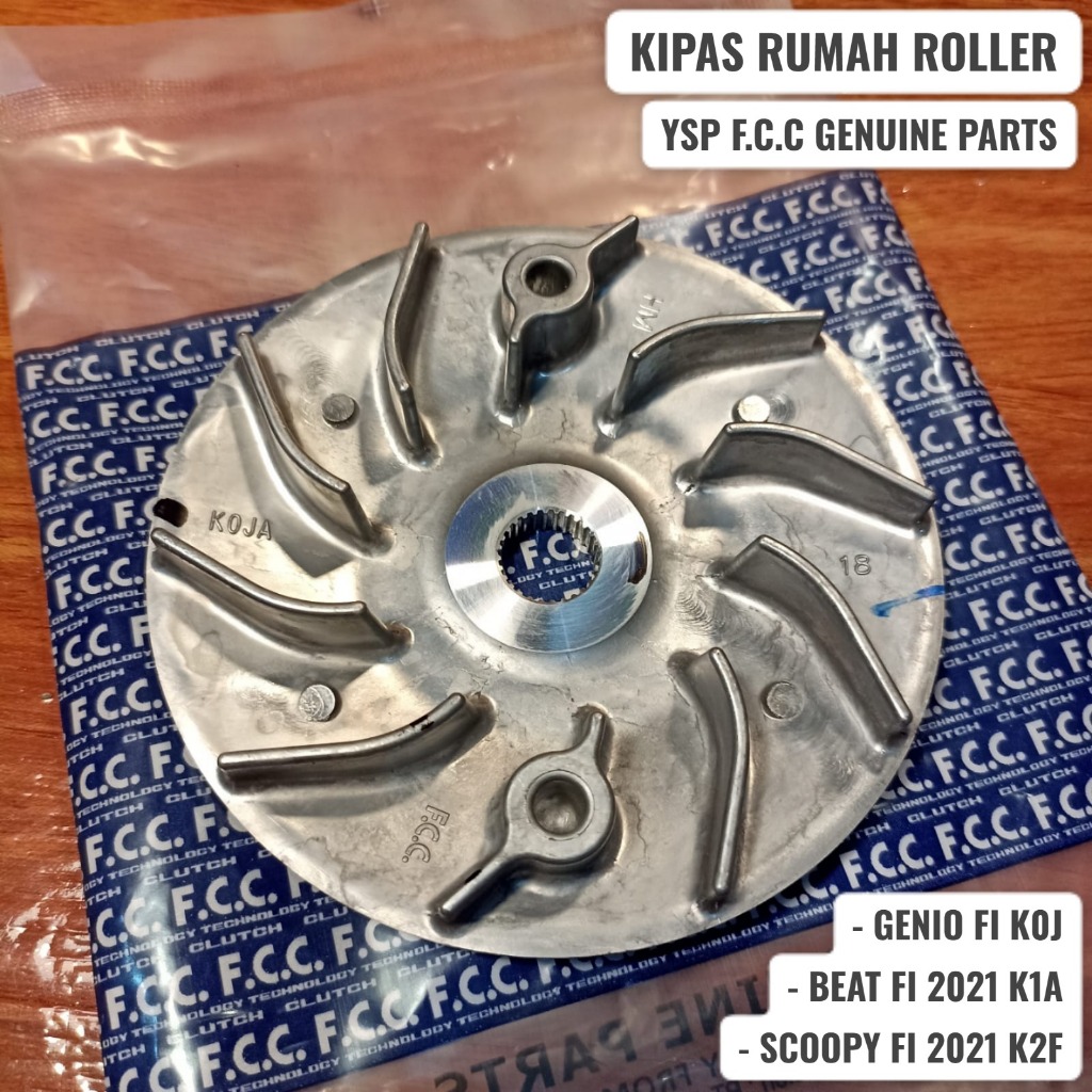 Jual KIPAS RUMAH ROLLER GENIO BEAT DELUXE 2021 SCOOPY FI 2021 KOJ YSP FCC GENUINE PARTS | Shopee ...