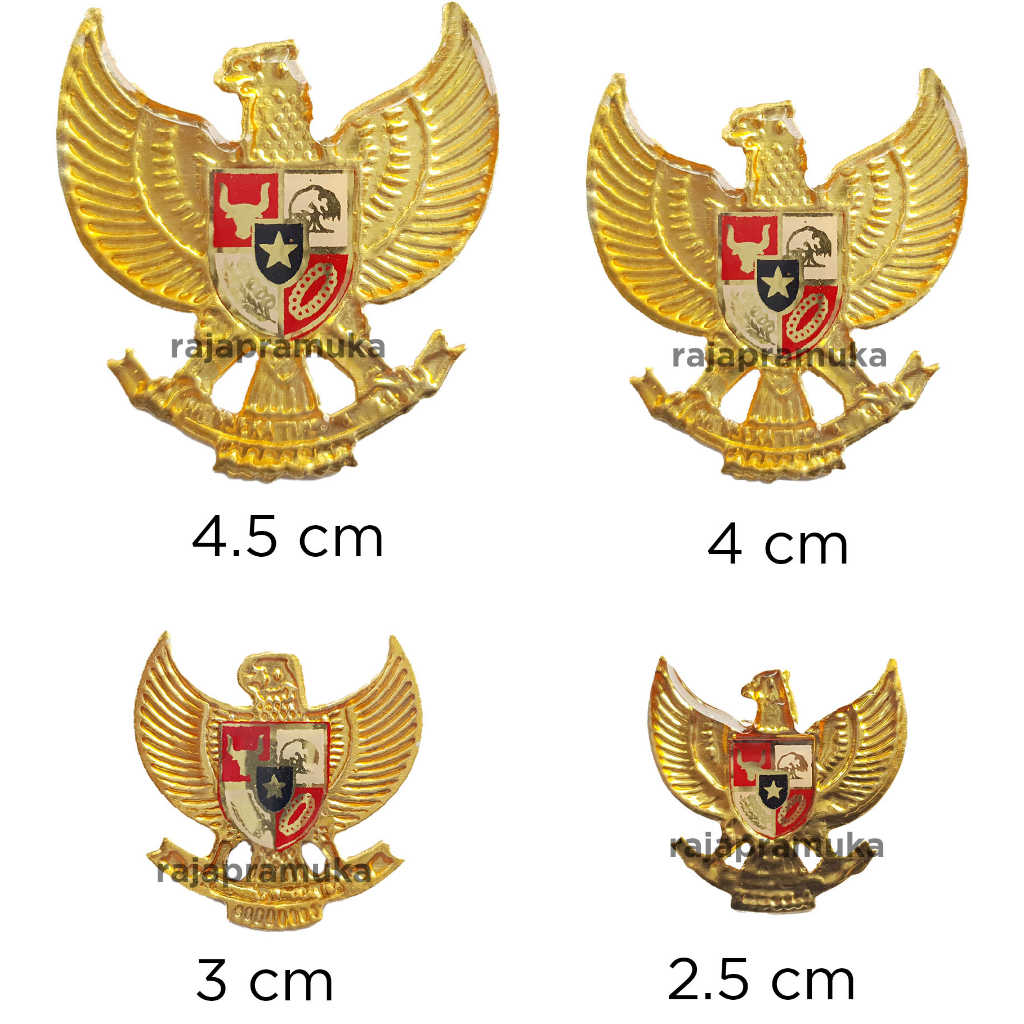 Jual Pin Garuda Kuningan Emas Kecil Besar Pin Bros Peci Paskibra Garuda ...