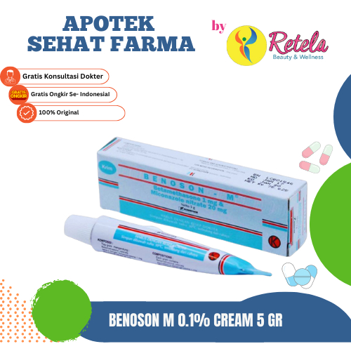 Jual BENOSON M 0.1% CREAM 5 GR | Shopee Indonesia