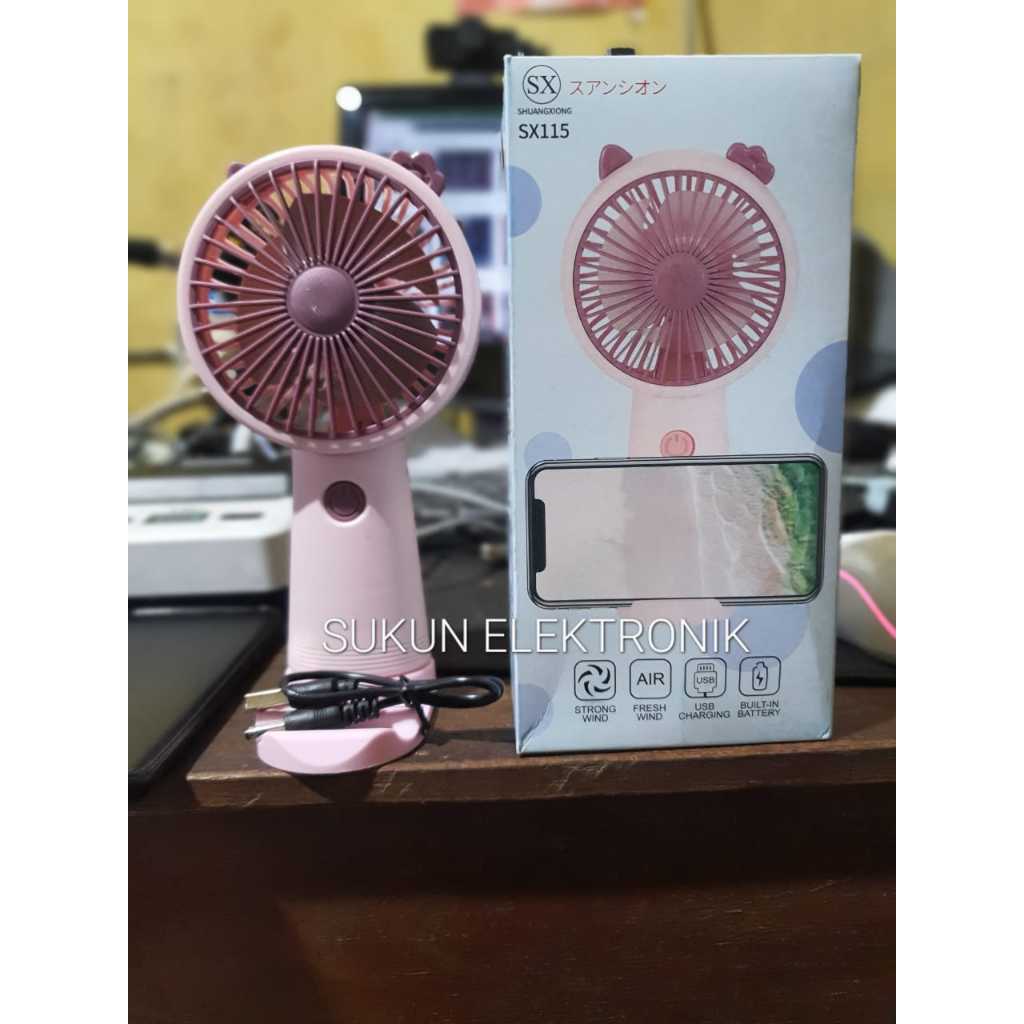Jual KIPAS ANGIN MINI KIPAS GENGGAM SX115 KIPAS TANGAN PORTABLE ...