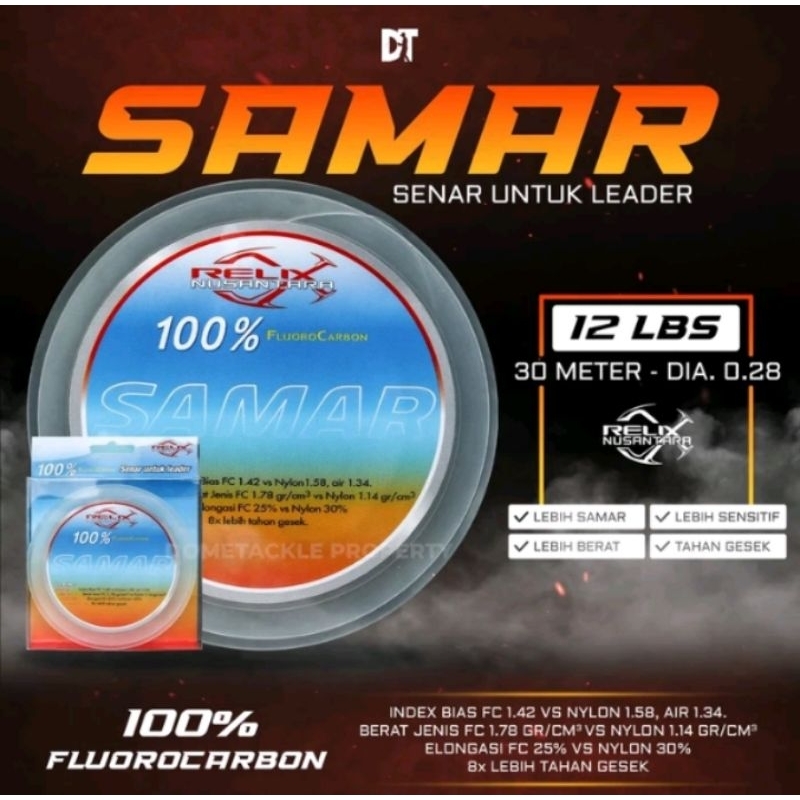 Jual Senar Samar Relix Nusantara Senar Leader Samar by Relix Nusantara 100% Fluorocarbon ...