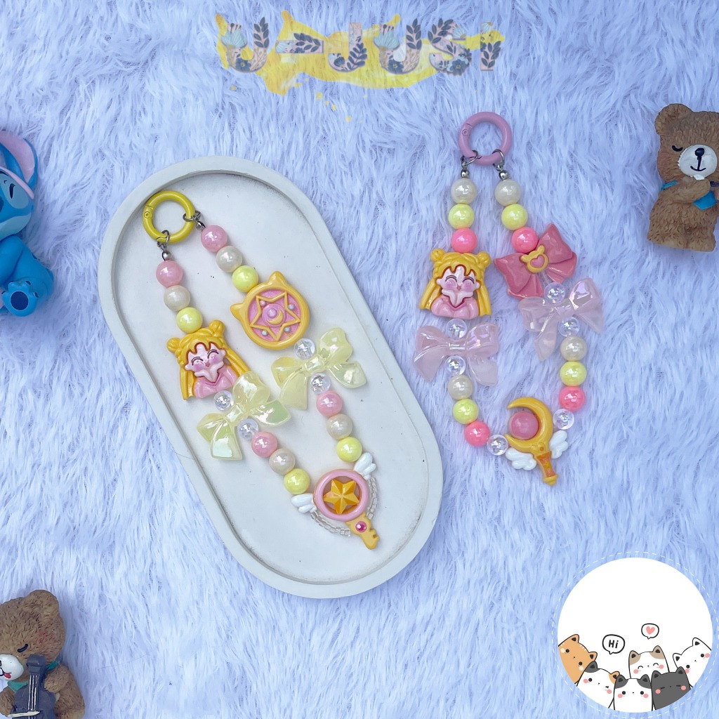 Jual Strap Hp Aesthetic Gantungan Hp Manik Manik Luxury Seri Sailormoon ...
