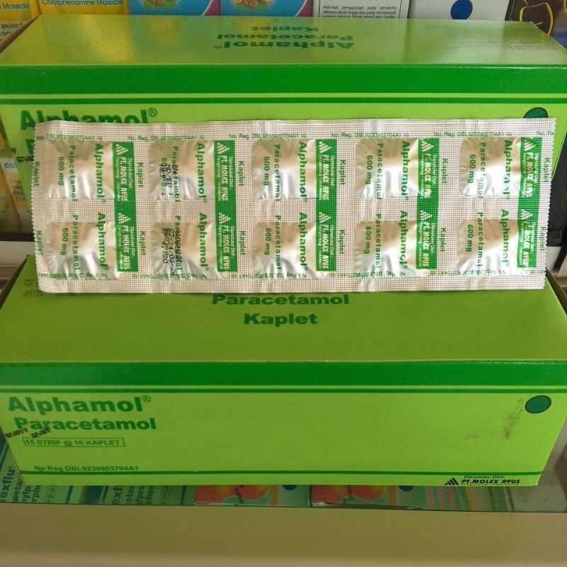 Jual Alphamol Kaplet (Paracetamol 600mg) | Shopee Indonesia