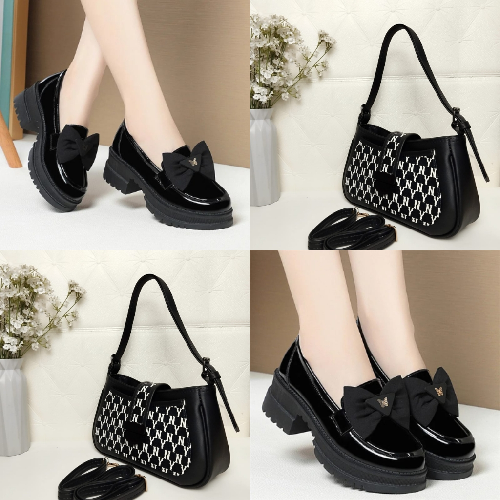 Jual LARISBAGS1 Paket Hemat Sepatu Docmart Wanita Pita Dan Tas ...