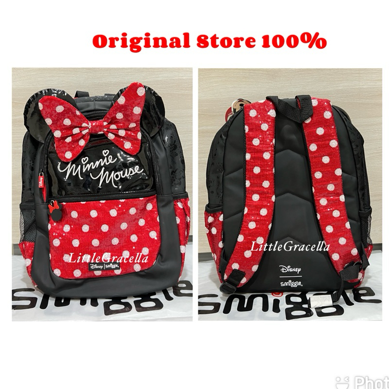 Jual SMIGGLE BACKPACK MINNIE MOUSE ORIGINAL STORE 100% | Shopee Indonesia