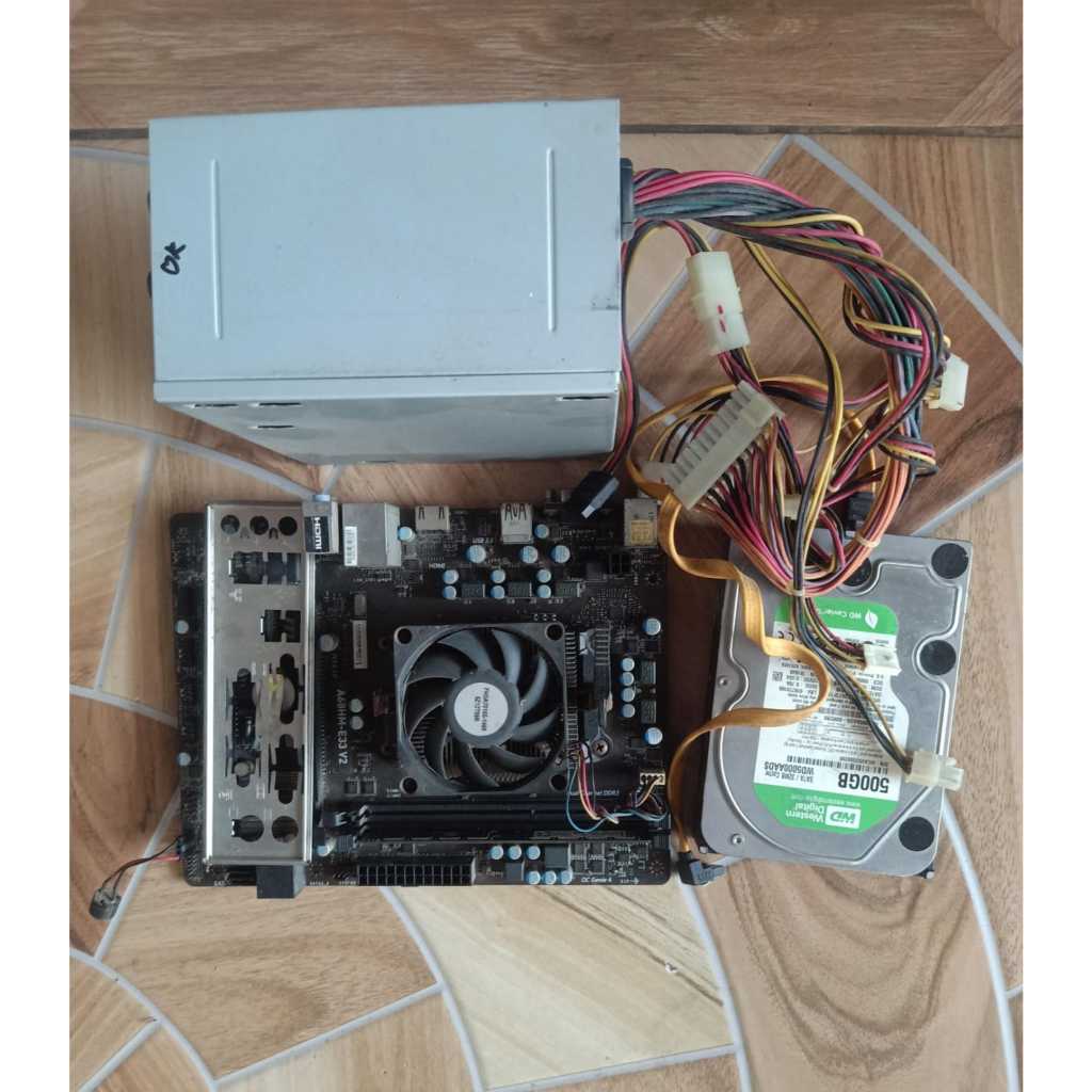 Jual Paket Motherboard AMD Socket FM2b + Prosesor A6 7400 + Ram 4gb ...