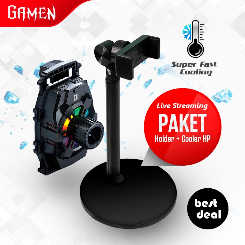 Jual Gamen GMR07 Radiator Fan Cooler Heatsink Kipas Handphone untuk ...