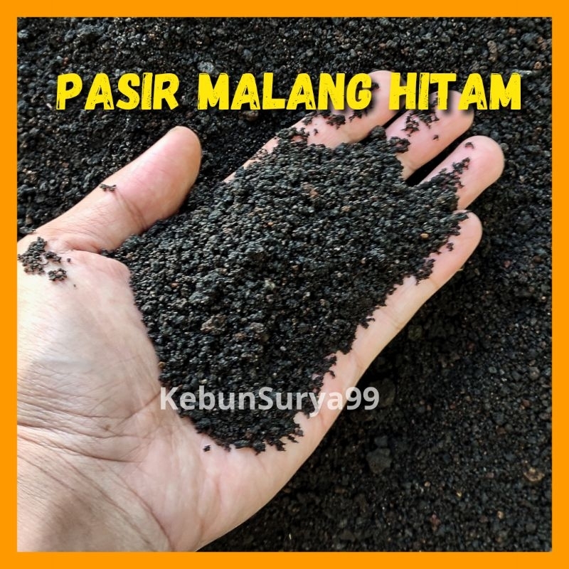 Jual Pasir Malang Hitam Berkualitas Kemasan 1kg Pasmal | Shopee Indonesia