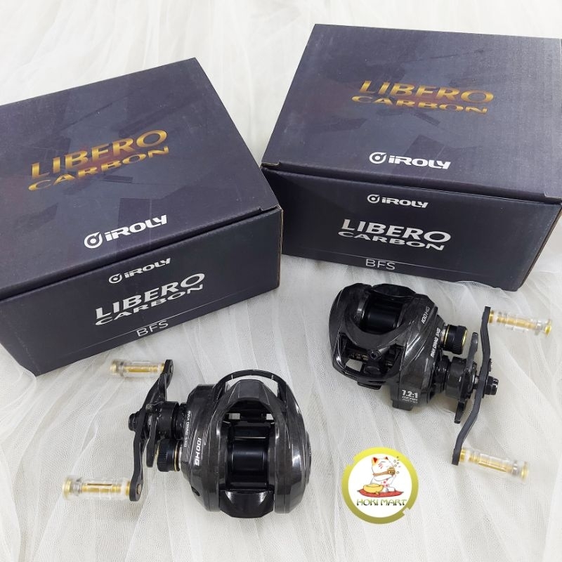 Jual reel iroly libero bfs 100hg bc ( bait casting ) body carbon drag clicker | Shopee Indonesia