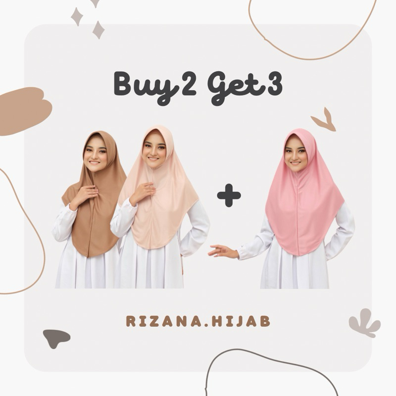 Jual RIZANA HIJAB - Bergo Hamidah (Bergo Instan Anti Temben) | Shopee ...