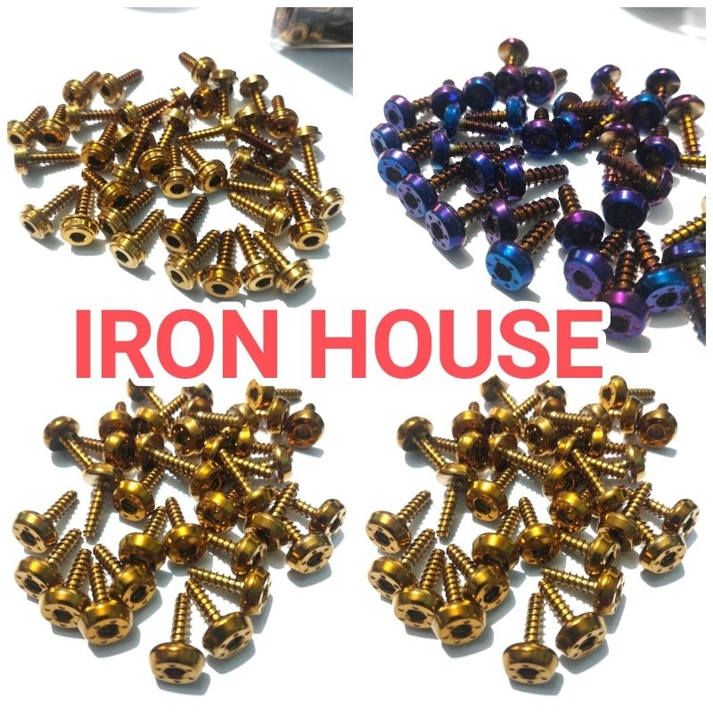 Jual BAUT BODY HENG BAUT BODY PROBOLT baut body kasar honda yamaha beat ...